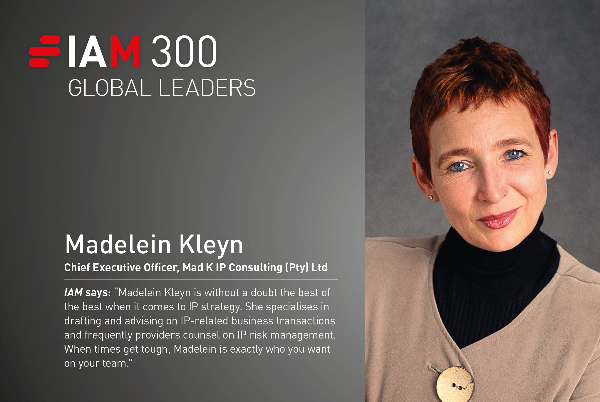 Madelein Kleyn - IAM